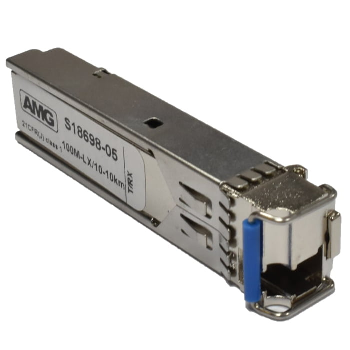 SFP, 100Mb/s, Single Fibre Singlemode, 20km Range (Tx: 1310nm, Rx ...