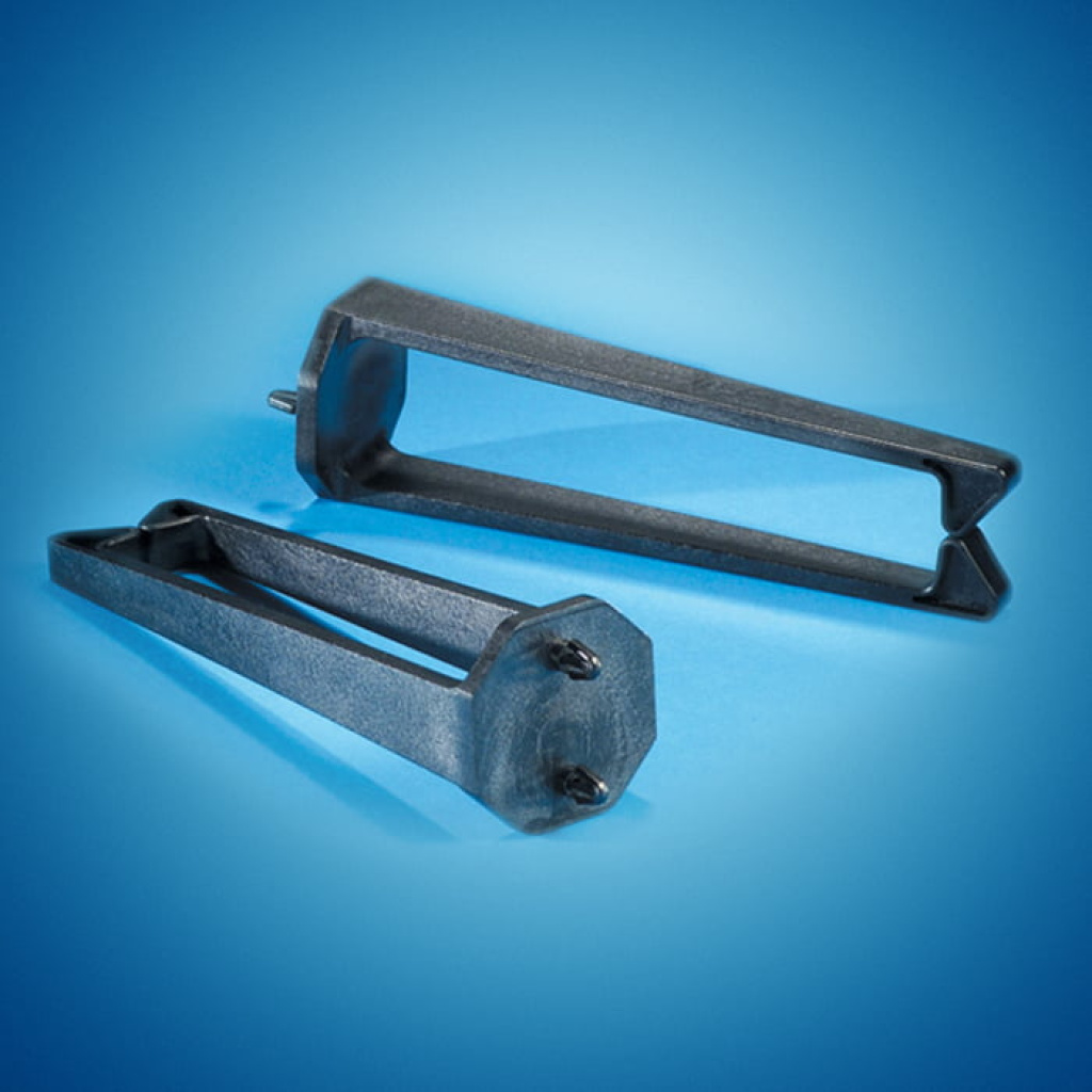 Snap Fit Cable Management Rings. 6". Pack 2 - Blue Helix