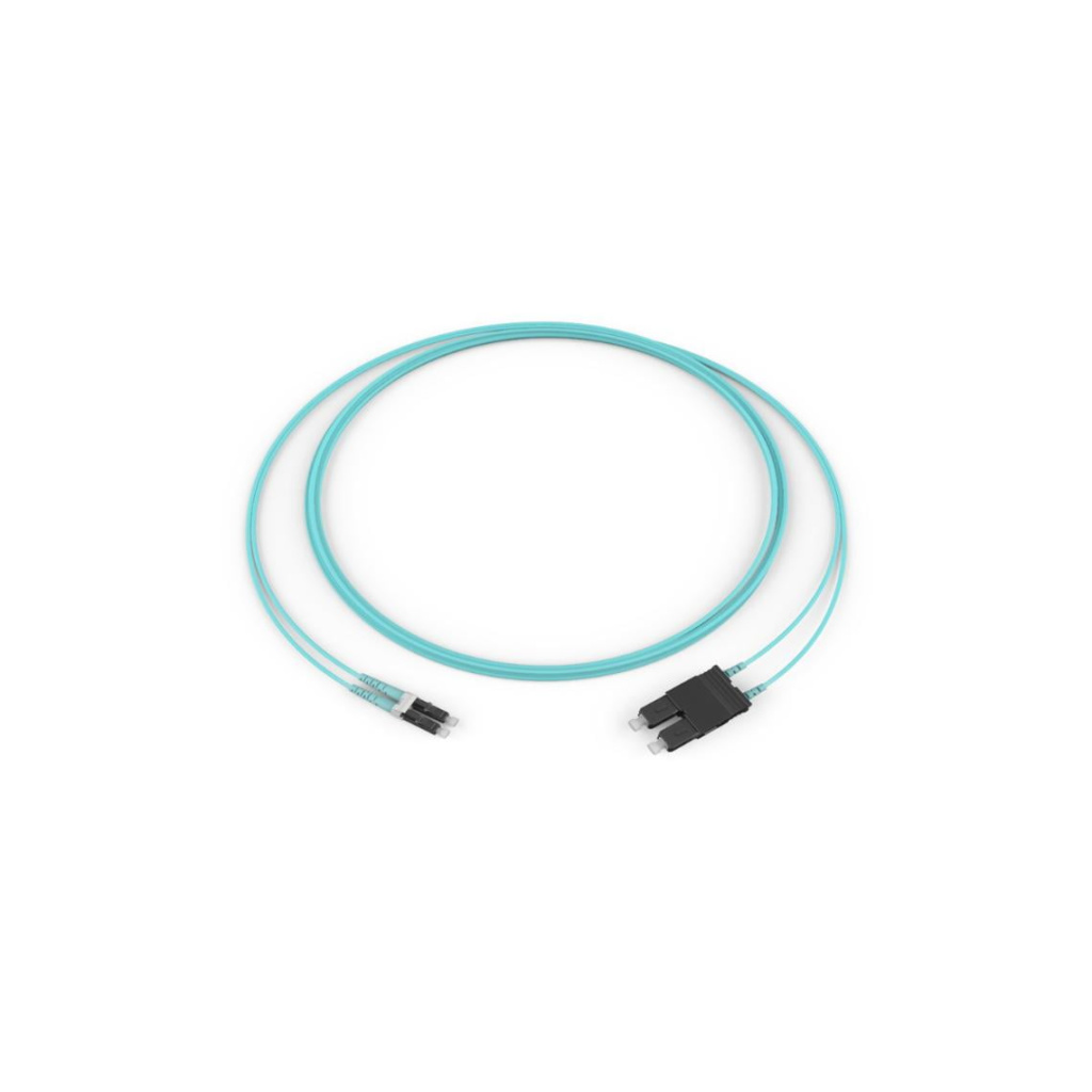 5 m LC Duplex - SC Duplex ClearCurve® Multimode 50/125 µm OM3 Fibre ...