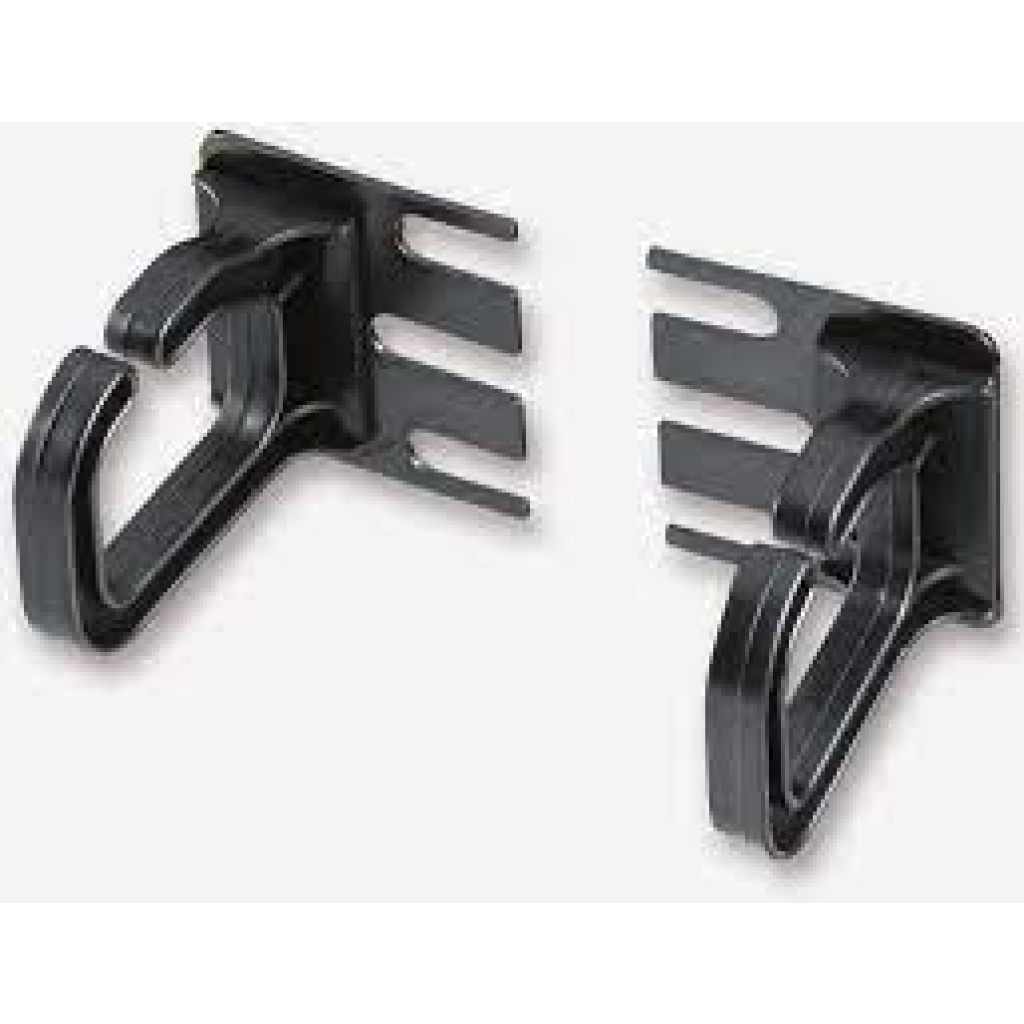 Strain-Relief Bracket, T-Shaped, Black - Blue Helix