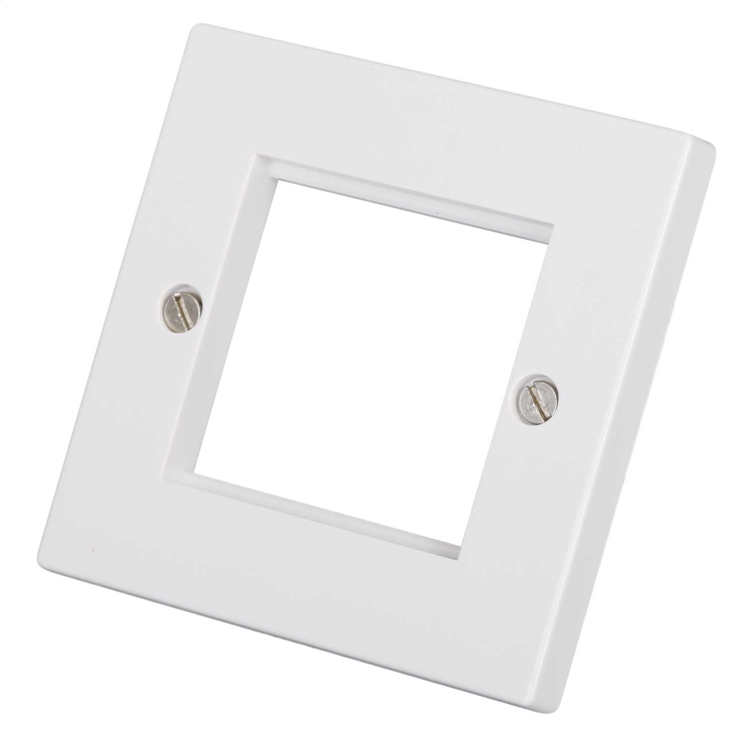 Everon™ Copper Datacom 86 x 86 mm Single-Gang Faceplate for 2 Jacks, UK ...