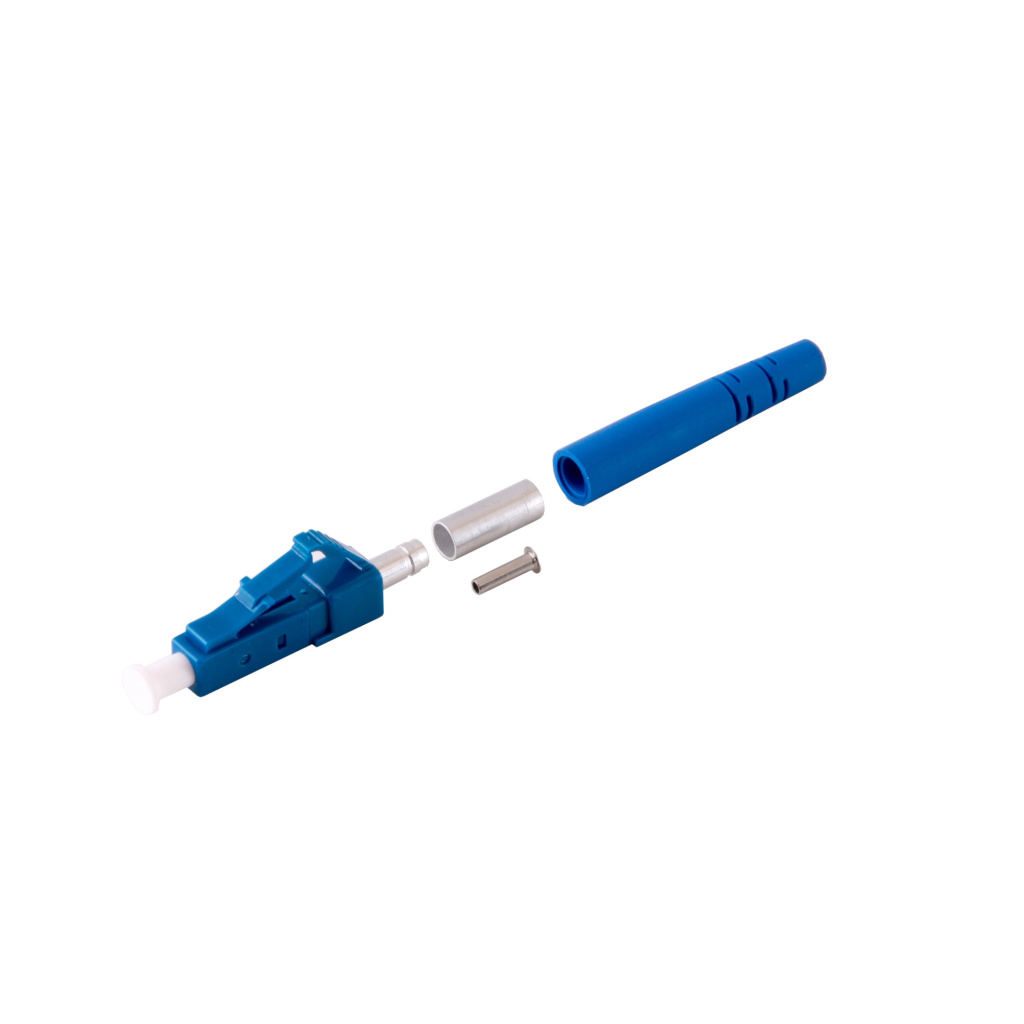 LC simplex singlemode connector - Blue Helix