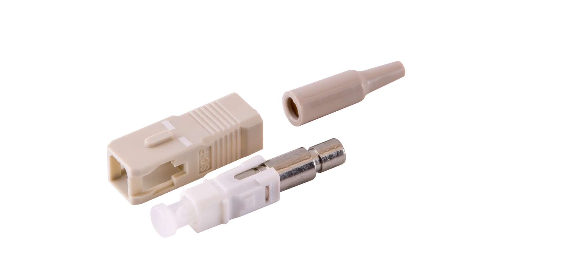 SC simplex multimode connector - Blue Helix